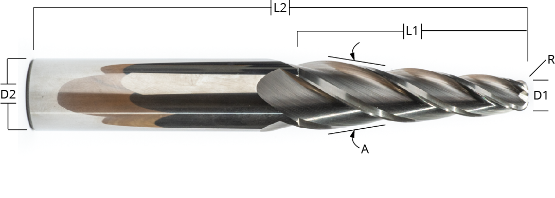 Tapered End Mill - Aronson-Campbell - Custom Versatility for Any Job